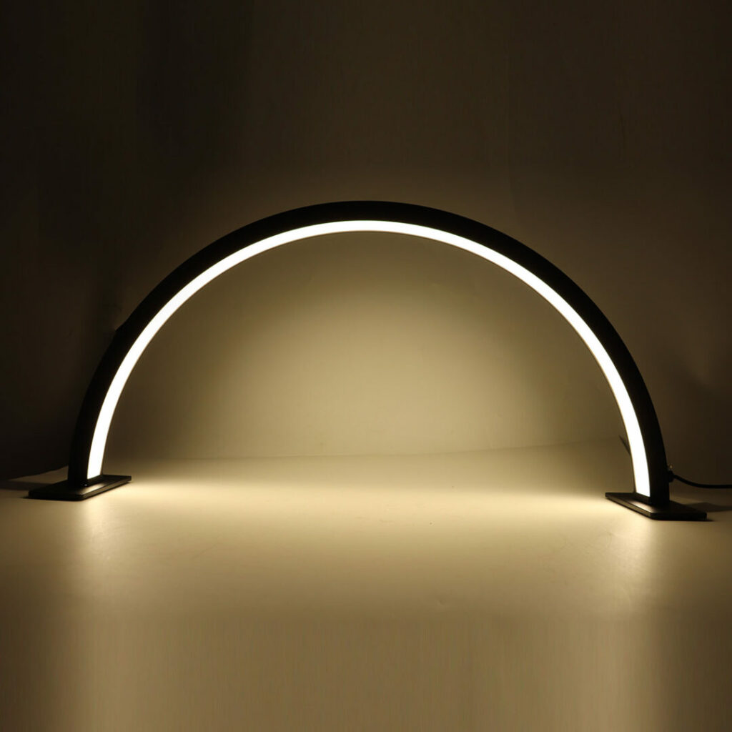 Half Moon Desk Lamp-Large-White - Cherry Blossom Store