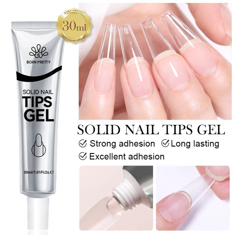 Born Pretty 30ml Solid Nail Tips Gel - Cherry Blossom Store